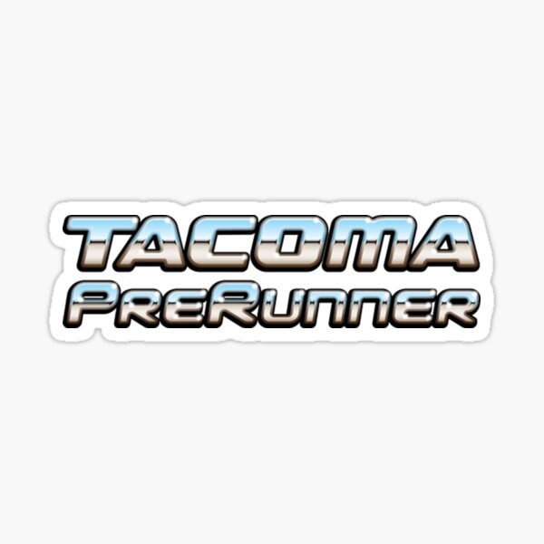 "Toyota Tacoma PreRunner" Sticker for Sale by MozaikDesign | Redbubble