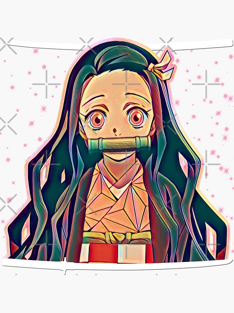 Pegatina «Demon Slayer Kimetsu no Yaiba - Nezuko Kamado» de ...