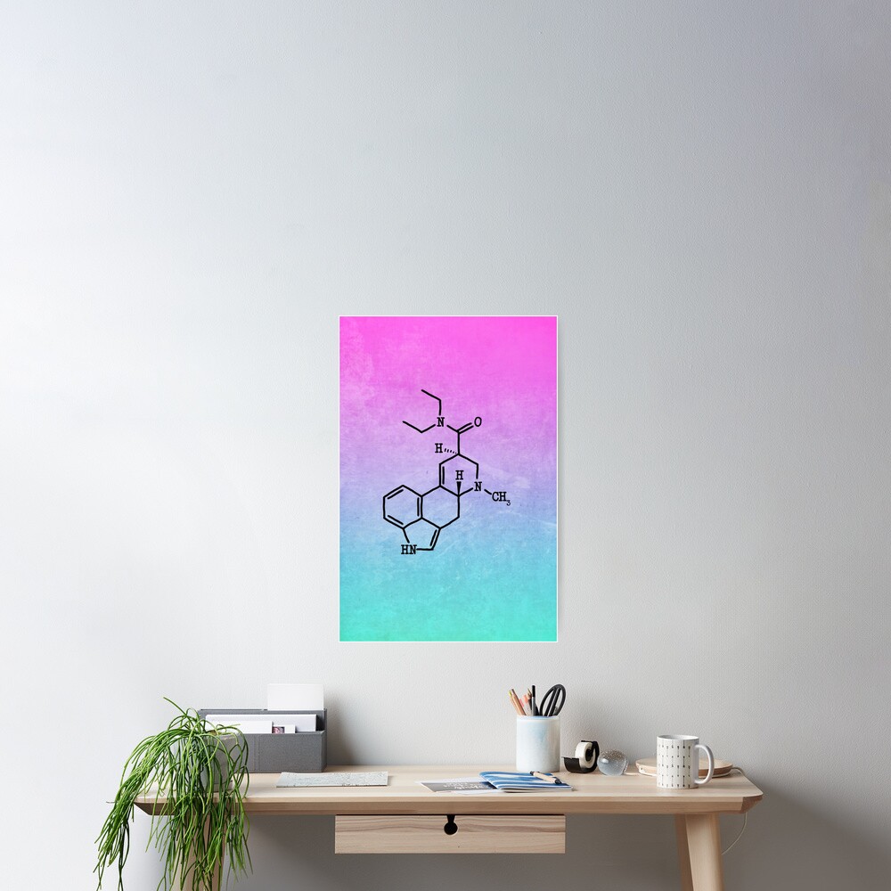 "LSD - Molecular Structure" Poster for Sale by ElectricPharm | Redbubble