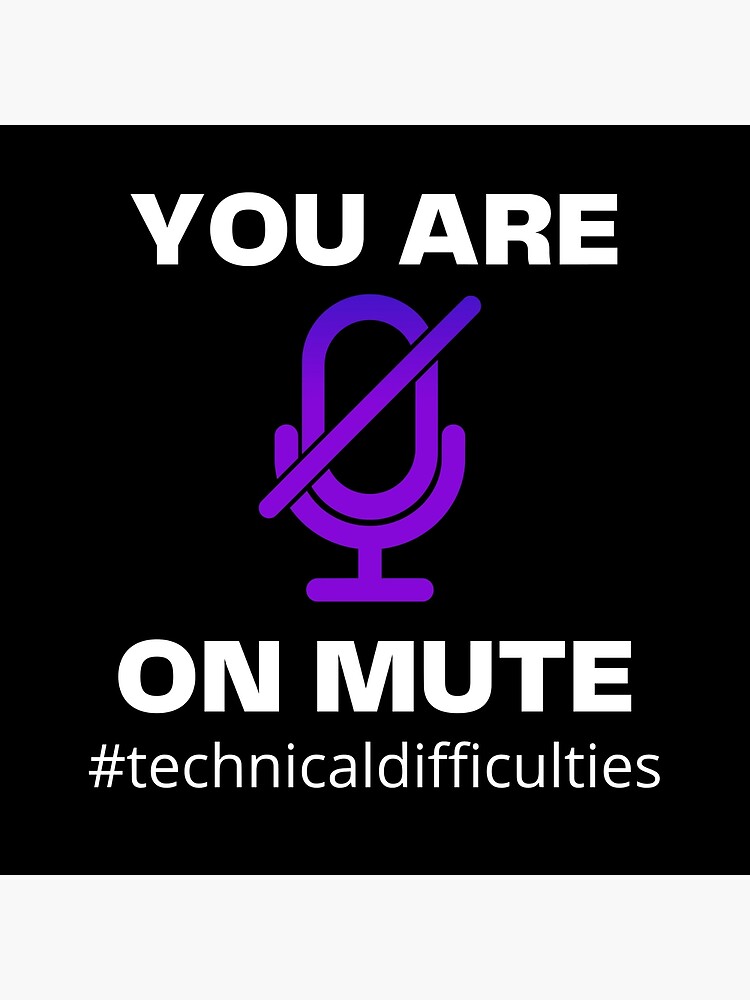 "technical difficulties" Poster for Sale by tsukinokoibito | Redbubble