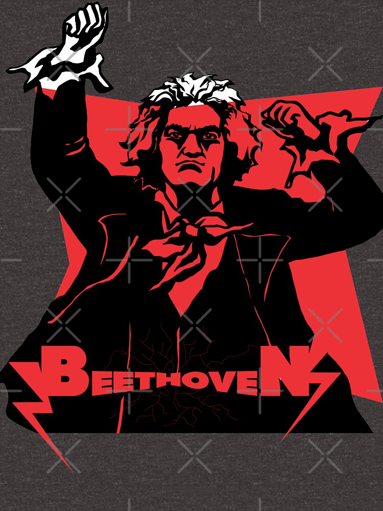 "Metal Beethoven I" T-shirt for Sale by helenacooper | Redbubble
