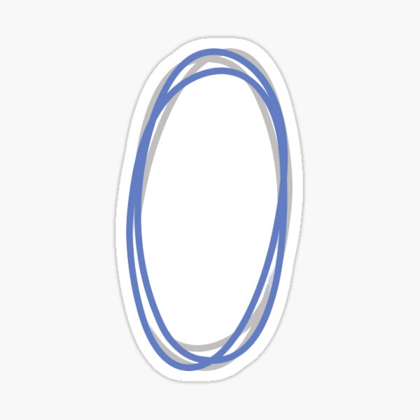 "Quirky number zero" Sticker by Trassia | Redbubble