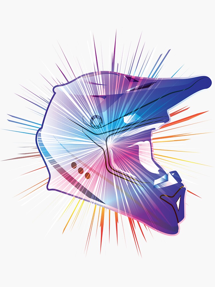 "Biker Head" Sticker for Sale by abubakker101 | Redbubble
