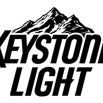 "Keystone Light Sticker" Sticker for Sale by Funny beagles | Redbubble