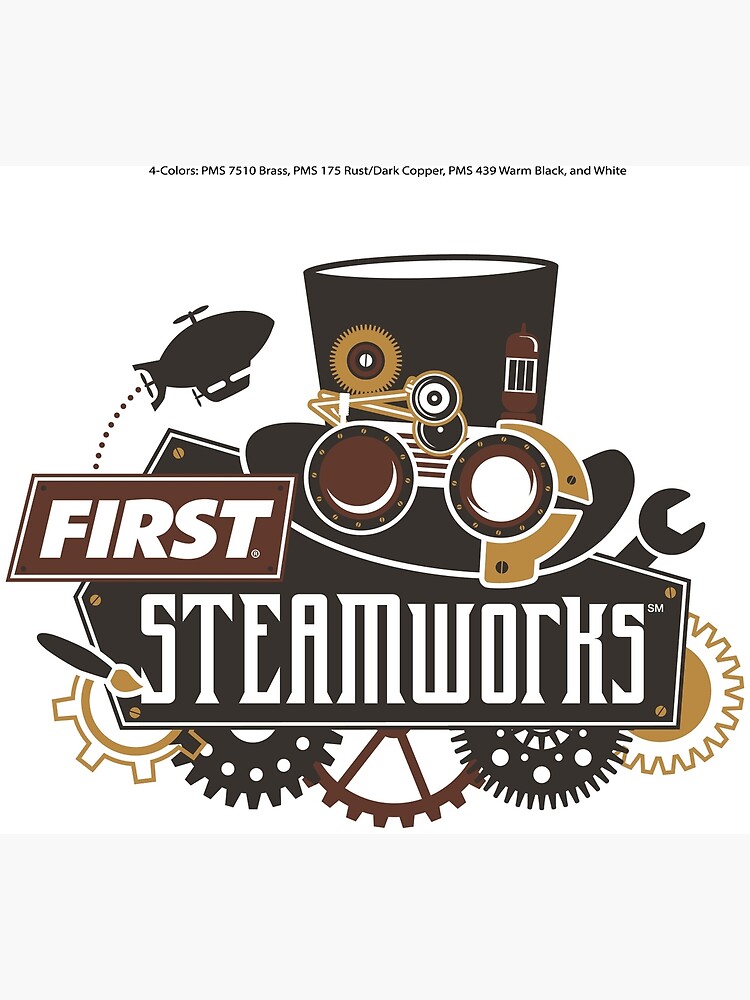 "Rush Championship Steamworks Robot Motion Recycle Logo" Poster for ...
