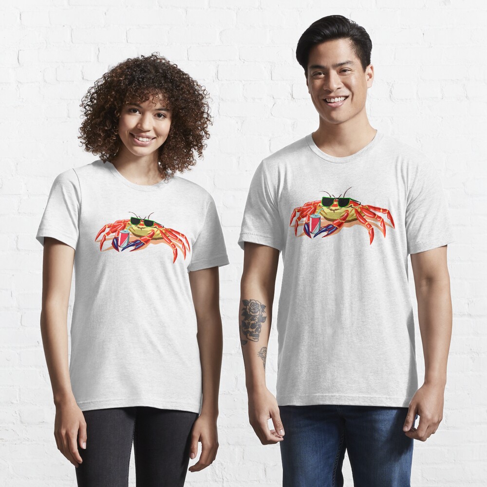 "Cool Crab" T-shirt for Sale by lofestore | Redbubble | cool crab t ...