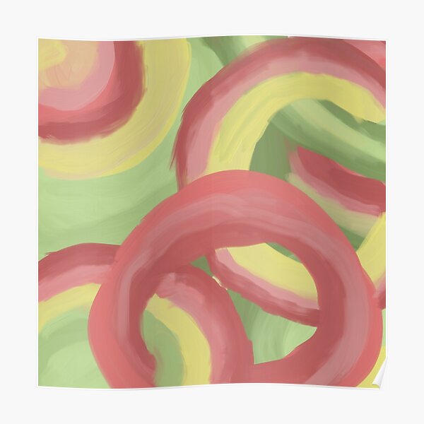 "Twisting colors" Poster by Designedas | Redbubble