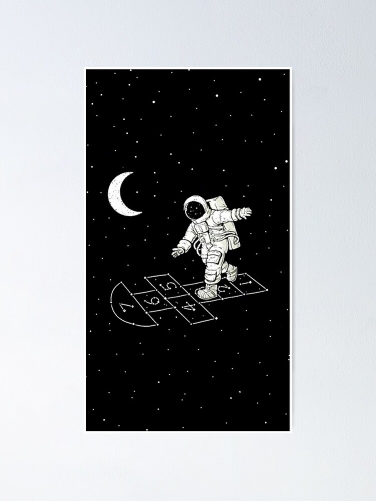 "Space Hopscotch" Poster for Sale by DominicMiele | Redbubble