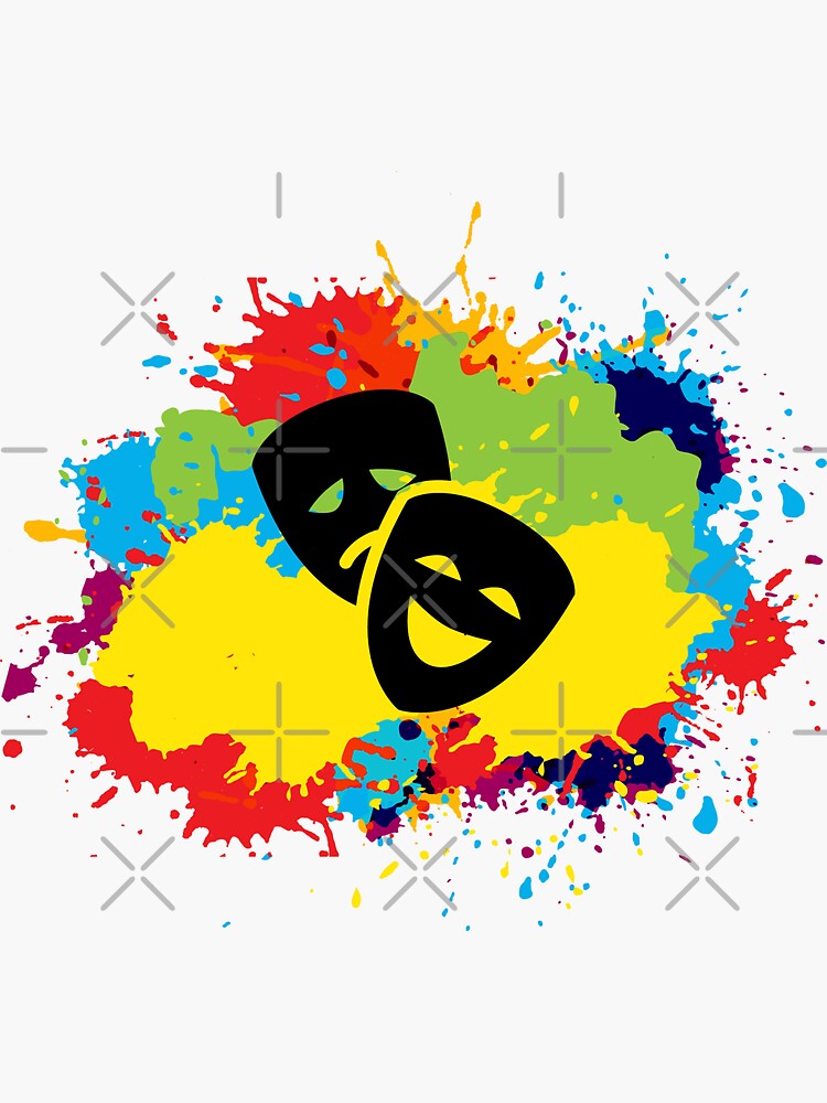 "Acting Actor Actress Watercolour Gift" Sticker for Sale by ...