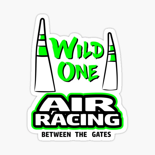 "Wild one Air racing" Sticker for Sale by rustyredbubble | Redbubble