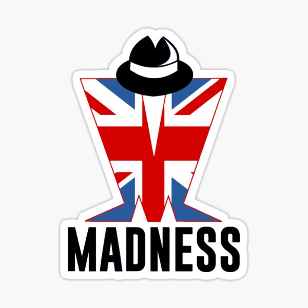 "Madness" Sticker for Sale by EileenJParry | Redbubble