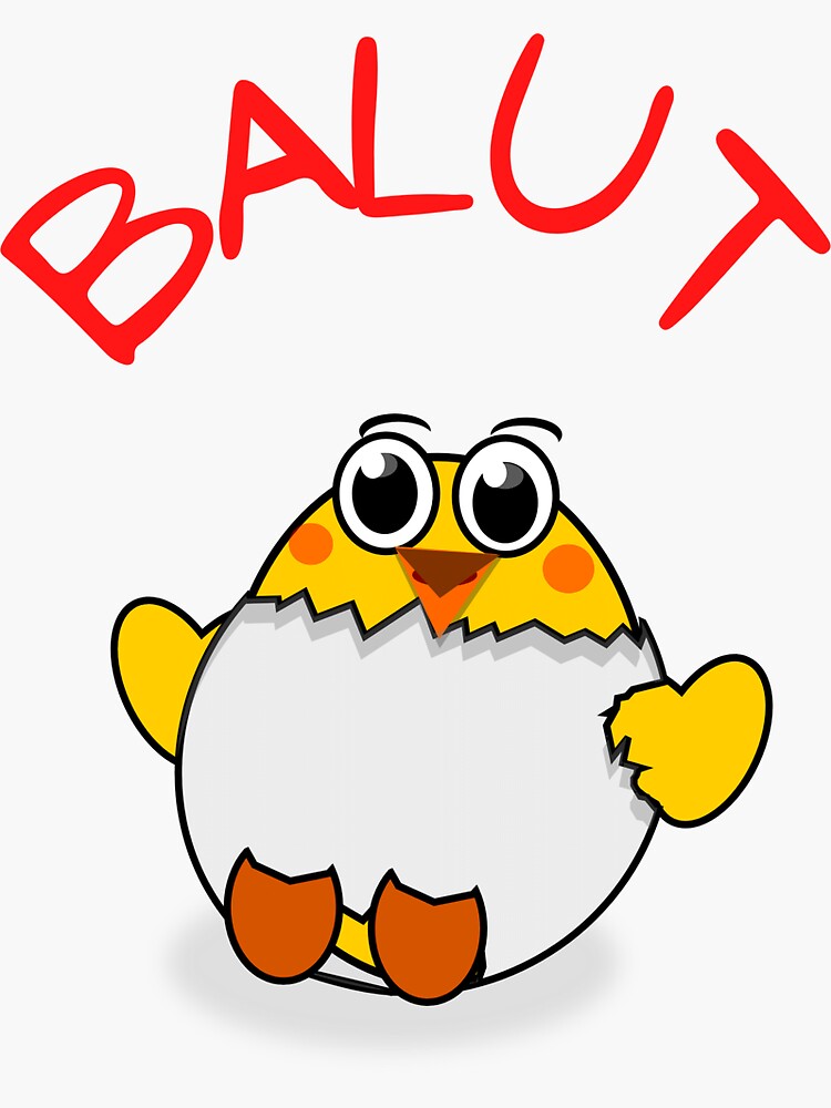 "Balut Funny Filipino Funny Gift T-Shirt Classic" Sticker for Sale by ...