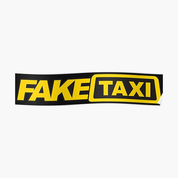 Póster «Logotipo de FakeTaxi» de PhrasesOfWords | Redbubble