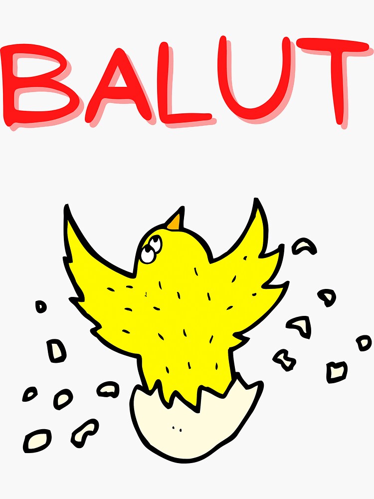 "Balut Funny Filipino Funny idea T-Shirt Classic" Sticker by lhousshop ...
