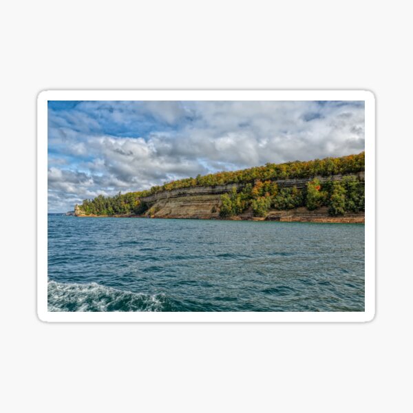 "Picturesque Pictured Rocks" Sticker for Sale by Picturart | Redbubble