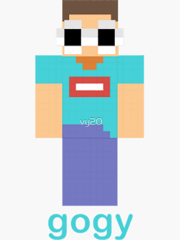 "GeorgeNotFound Minecraft Skin" Sticker for Sale by vy20 | Redbubble