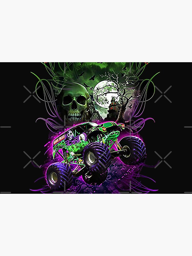 "grave digger monster jam monster truck " Mask by ELhadif | Redbubble