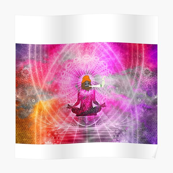 "Psychedelic Sassy the Sassquach" Poster by SkitzMissons | Redbubble