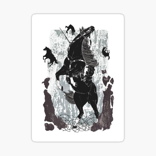 "War Horse" Sticker by beesants | Redbubble