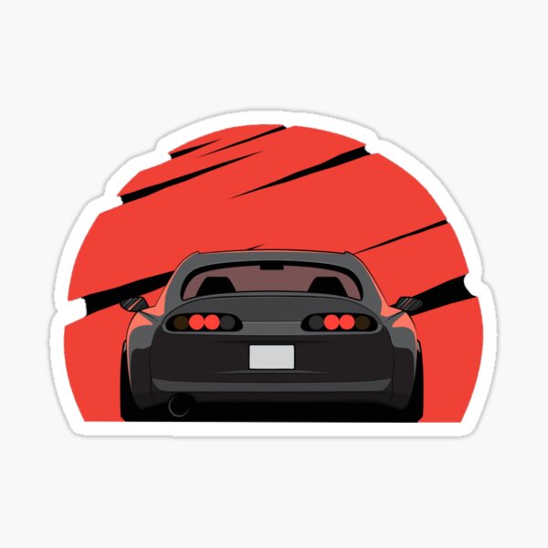 "JDM Legend supra" Sticker by ilFrambo | Redbubble