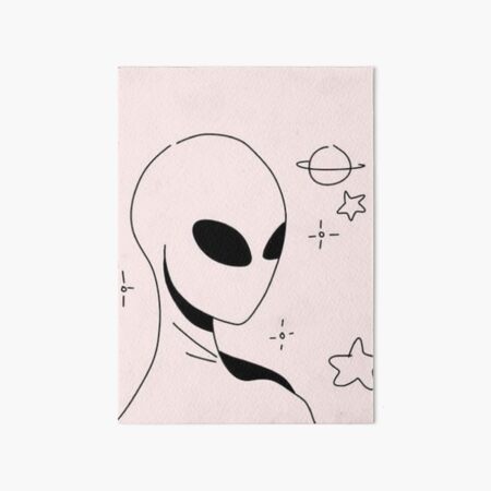 "Pink alien aesthetic" Art Board Print by peternorstroom | Redbubble