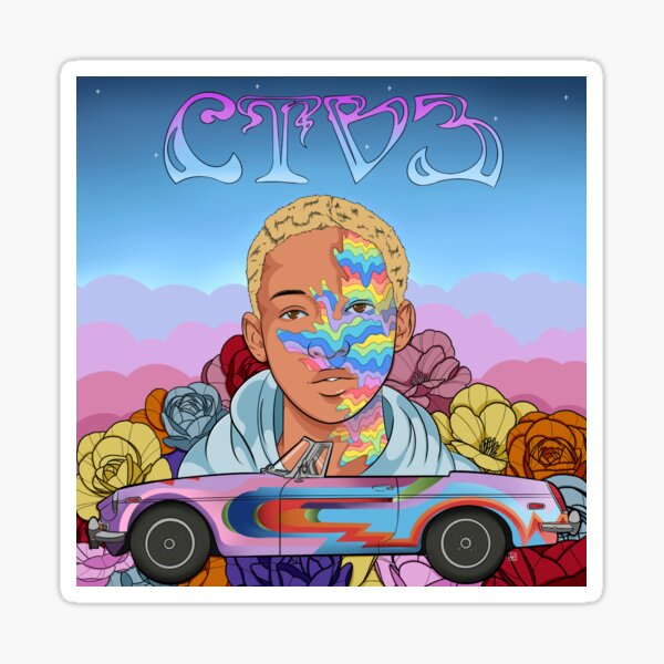 "Jaden Smith : CTV3" Sticker for Sale by kvisuxls | Redbubble