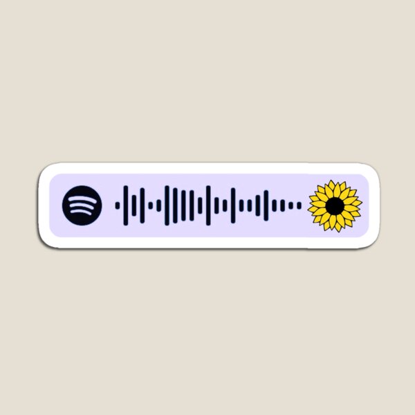 Sunflower By Harry Styles Spotify Code Home & Living | Redbubble