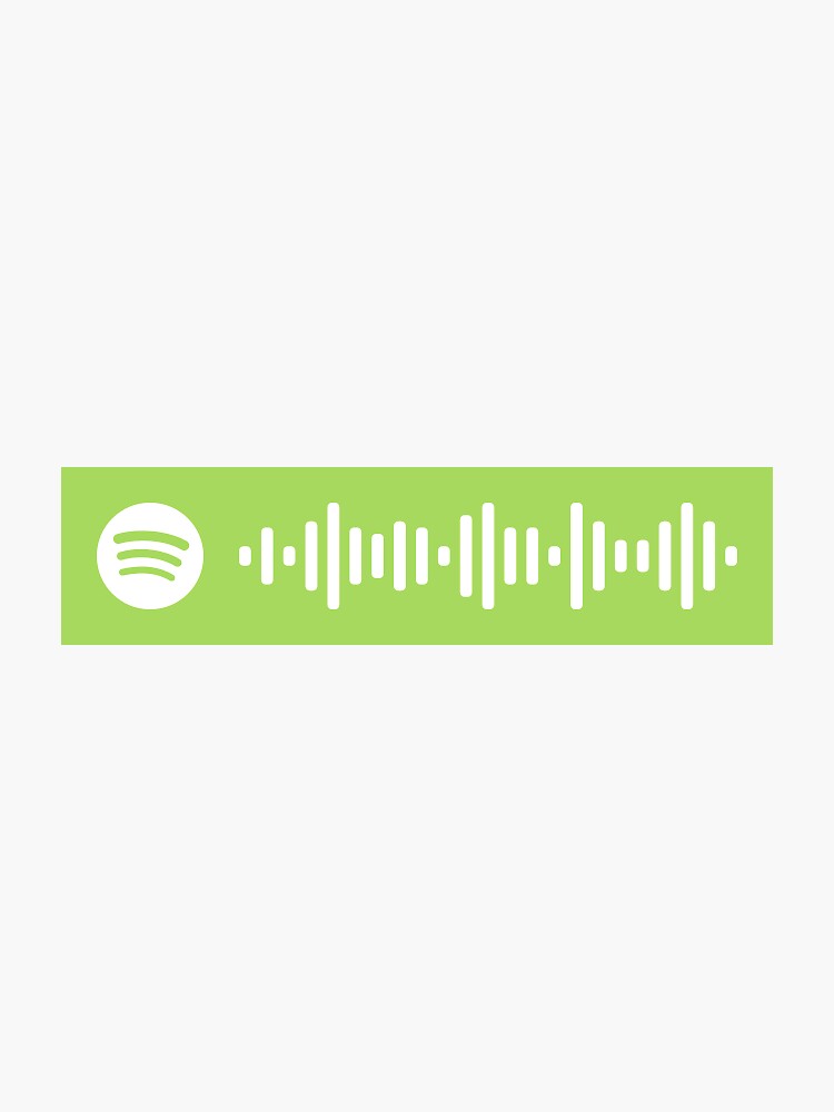 "Fingers by ZAYN spotify code" Sticker for Sale by ccspohr | Redbubble