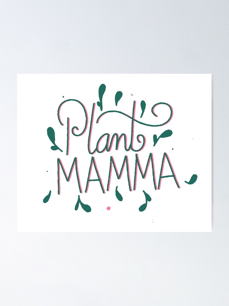 "plant mama plant mom lady cute simple minimal plants pots cursive ...