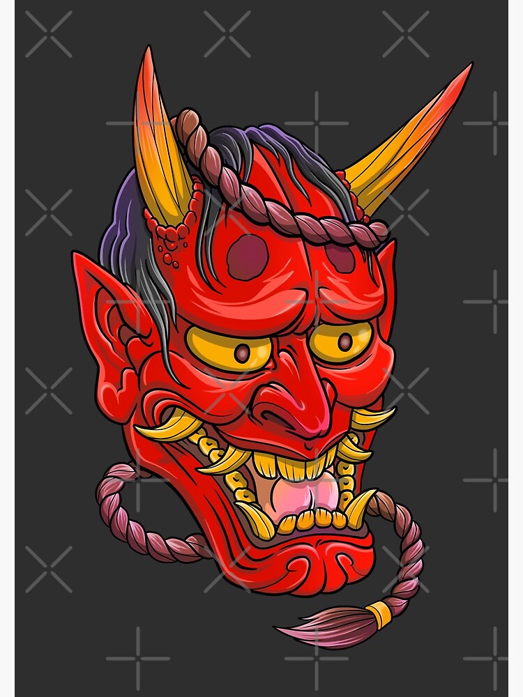 Red Hannya Mask