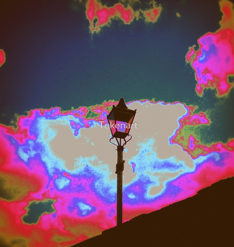 "Magic through the street light" by Tokenart | Redbubble