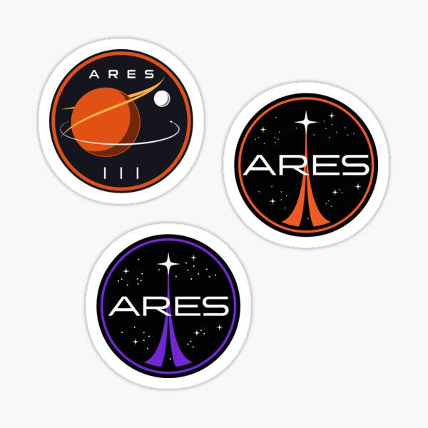 "ARES Sticker Pack" by David White | Redbubble