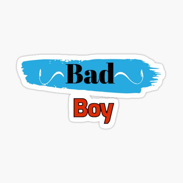 "bad boy" Sticker for Sale by Nona-fashion | Redbubble