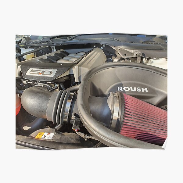 "Mustang S550 GT 5.0 Engine Bay" Poster for Sale by MustangThings ...