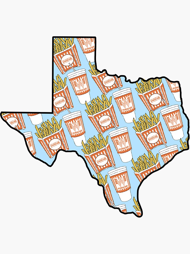 "Texas Whataburger" Sticker for Sale by aliciaramones | Redbubble
