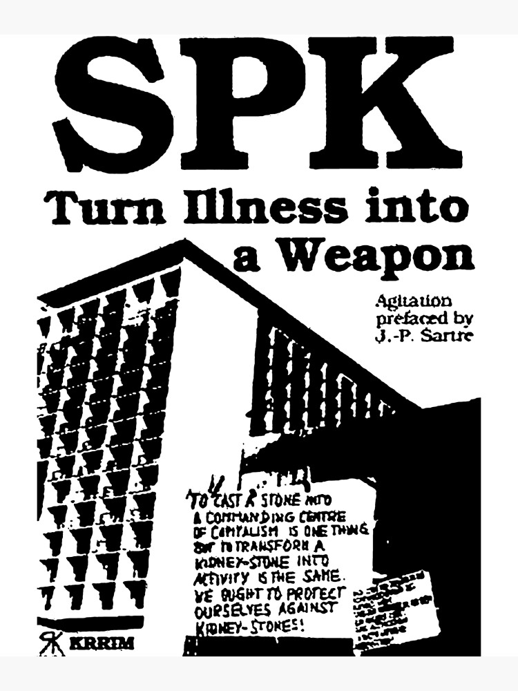 "Socialist Patients Collective SPK" Poster by liberatoryart | Redbubble
