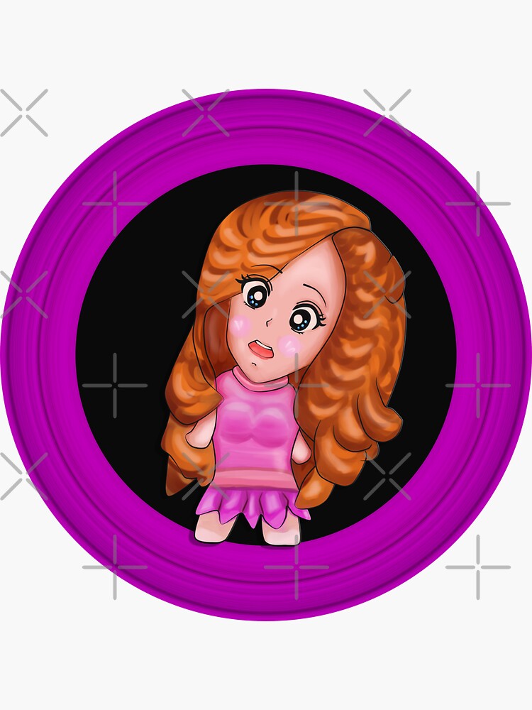 "Pokimane Chibi Fanart" Sticker for Sale by SimpleAlex | Redbubble