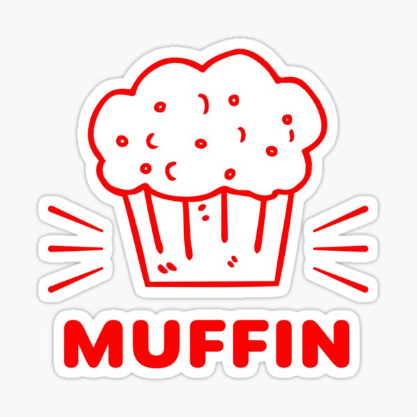 "Cupcake Muffin" Sticker for Sale by kaysersoze | Redbubble