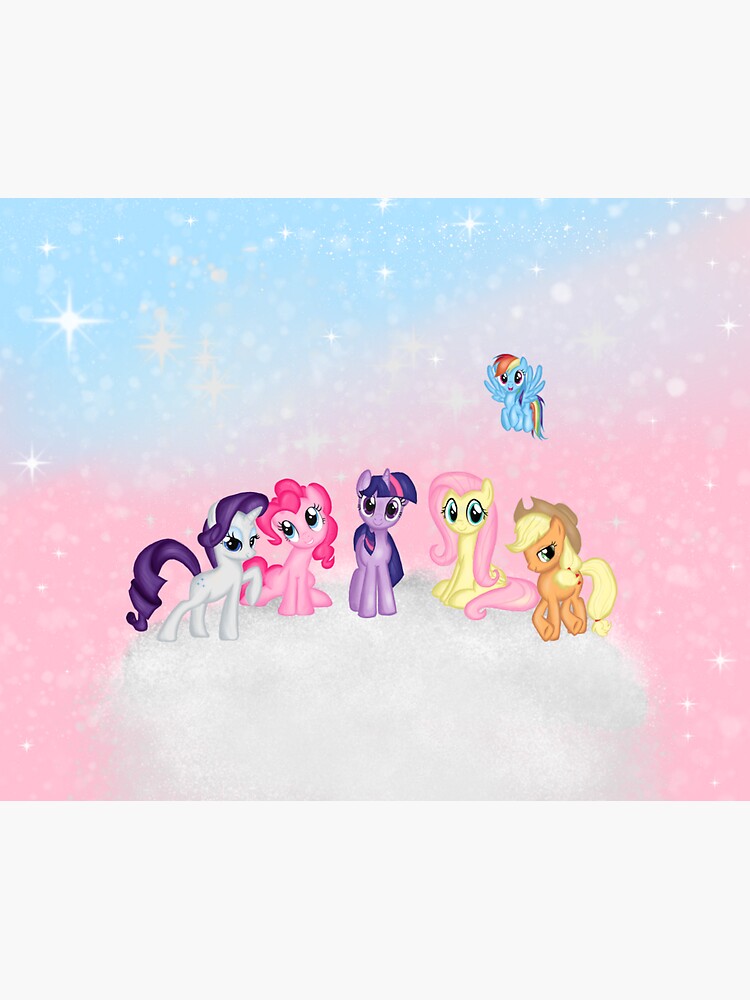 "My Little Pony Friendship is Magic Poster" Sticker for Sale by ryanmcn ...