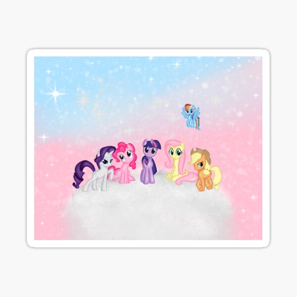 "My Little Pony Friendship is Magic Poster" Sticker for Sale by ryanmcn ...