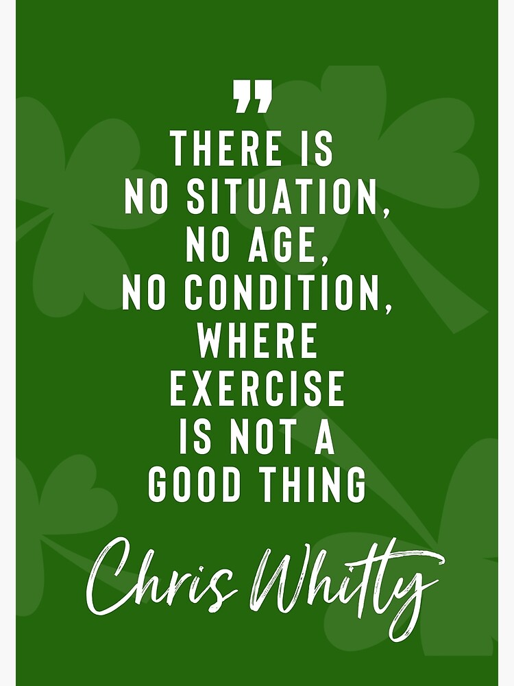 "Chris Whitty sayings" Poster for Sale by CrownsStore | Redbubble