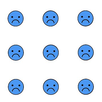 "Sad Face Pack :(" Sticker for Sale by baiiiley2 | Redbubble