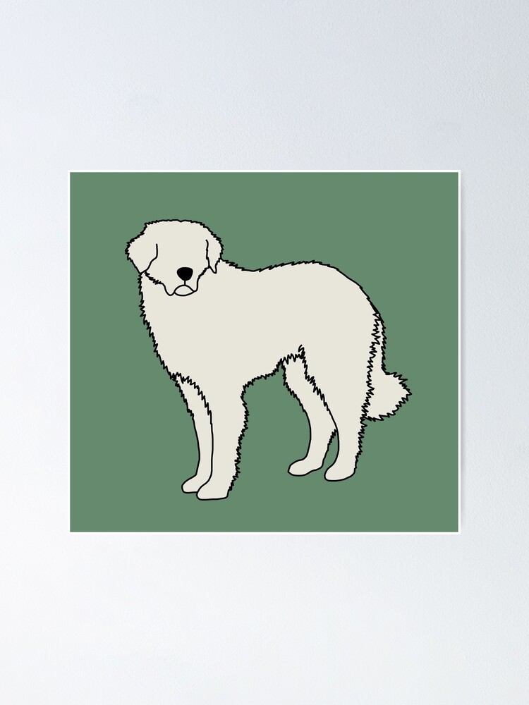 "Great Pyrenees Dog" Poster for Sale by taylorrowan | Redbubble