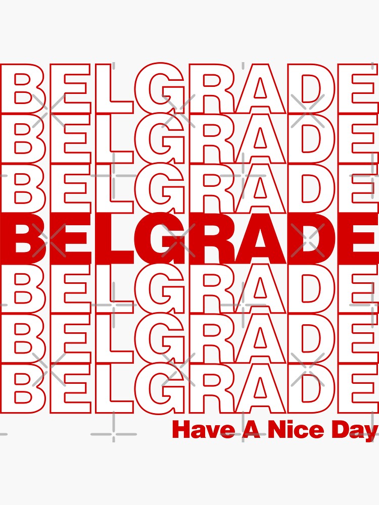 "Belgrade" Sticker for Sale by designsheaven | Redbubble