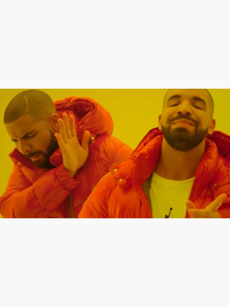 "drake meme" Sticker by azizmel12 | Redbubble