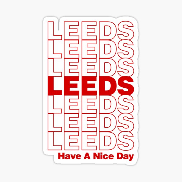 "Leeds" Sticker by designsheaven | Redbubble