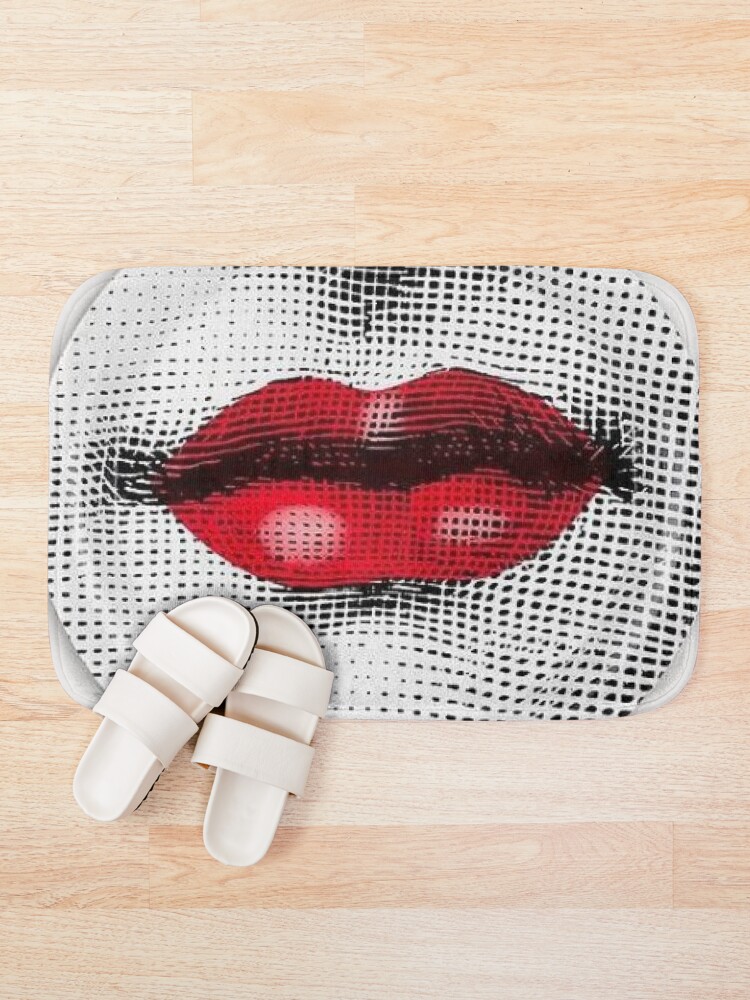 Fornasetti Lips Bath Mat sold by Joanna Dudoń | SKU 1009134 | Printerval