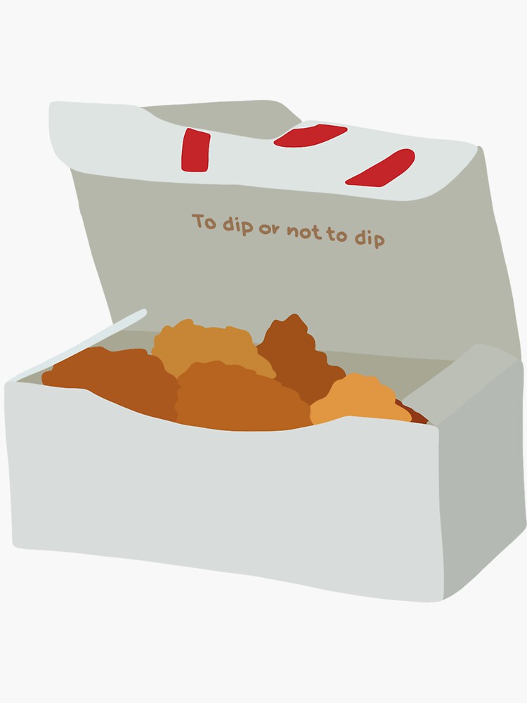 "chick fil a chicken nuggets" Sticker for Sale by KateSinclair | Redbubble