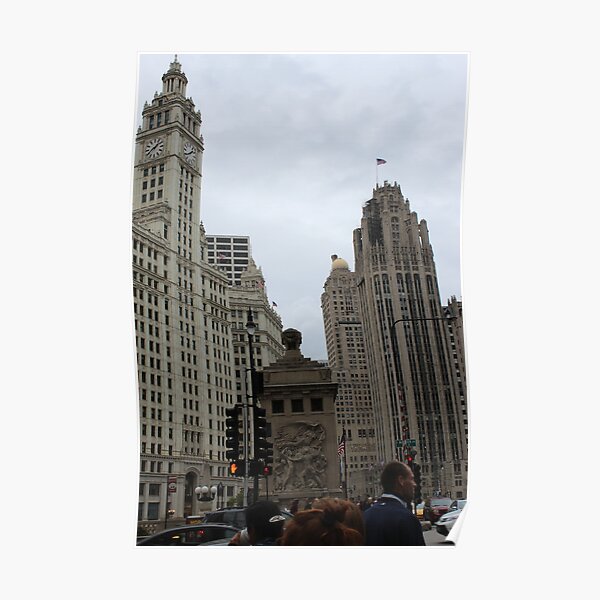 "Chicago Wacker Street Photo" Poster by kalynmj | Redbubble