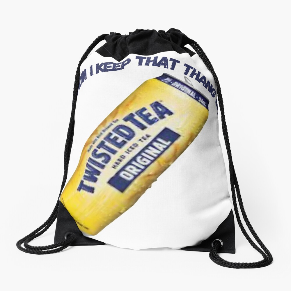 "Twisted tea" Drawstring Bag for Sale by Shadetreeprints | Redbubble